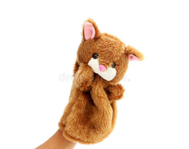 Happy hand puppet stock image. Image of positive, childhood - 23957625