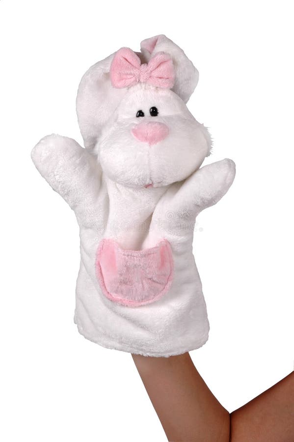 Puppet funny rabbit stock image. Image of spring, child - 22979137