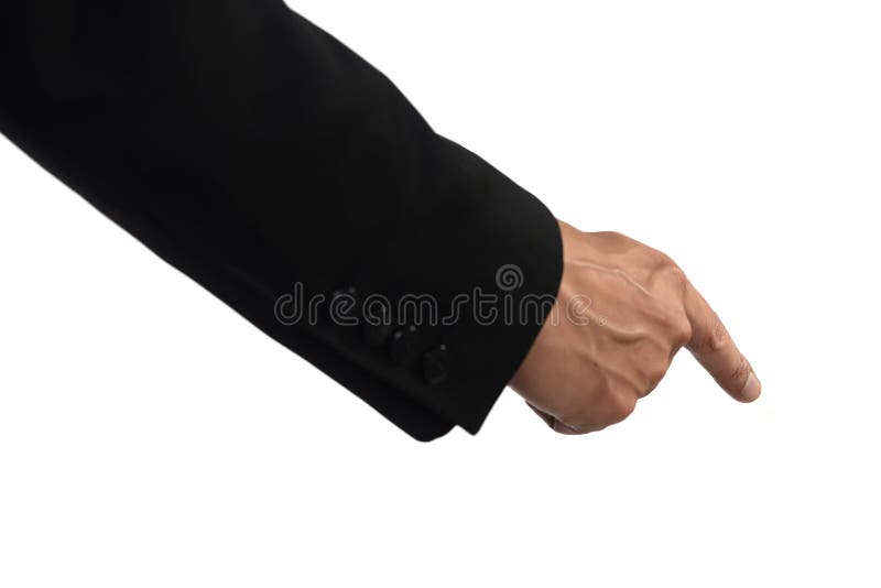 Hand Push Something stock image. Image of advertisement - 54527677