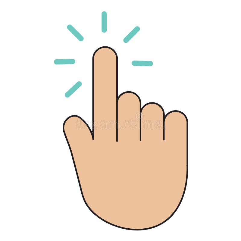 Hand Palm Pushing Stock Illustrations – 702 Hand Palm Pushing Stock ...