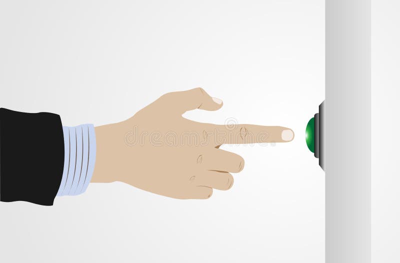 Hand Pushing Down Stock Illustrations – 449 Hand Pushing Down Stock ...