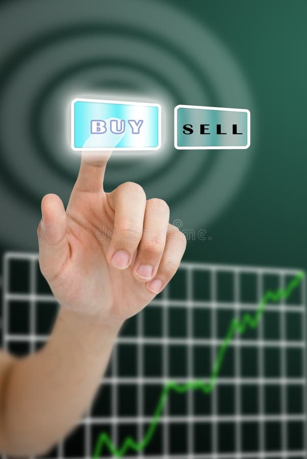 Finger Pushing the Mail Icon Stock Image - Image of graphic, blue: 19802813