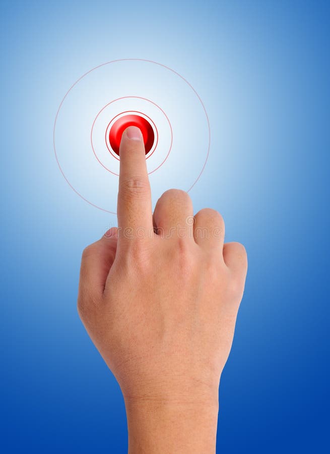 Hand pushing a red button stock photo. Image of interface - 19347492 Hand pushing a red button stock photo. Image of interface - 19347492