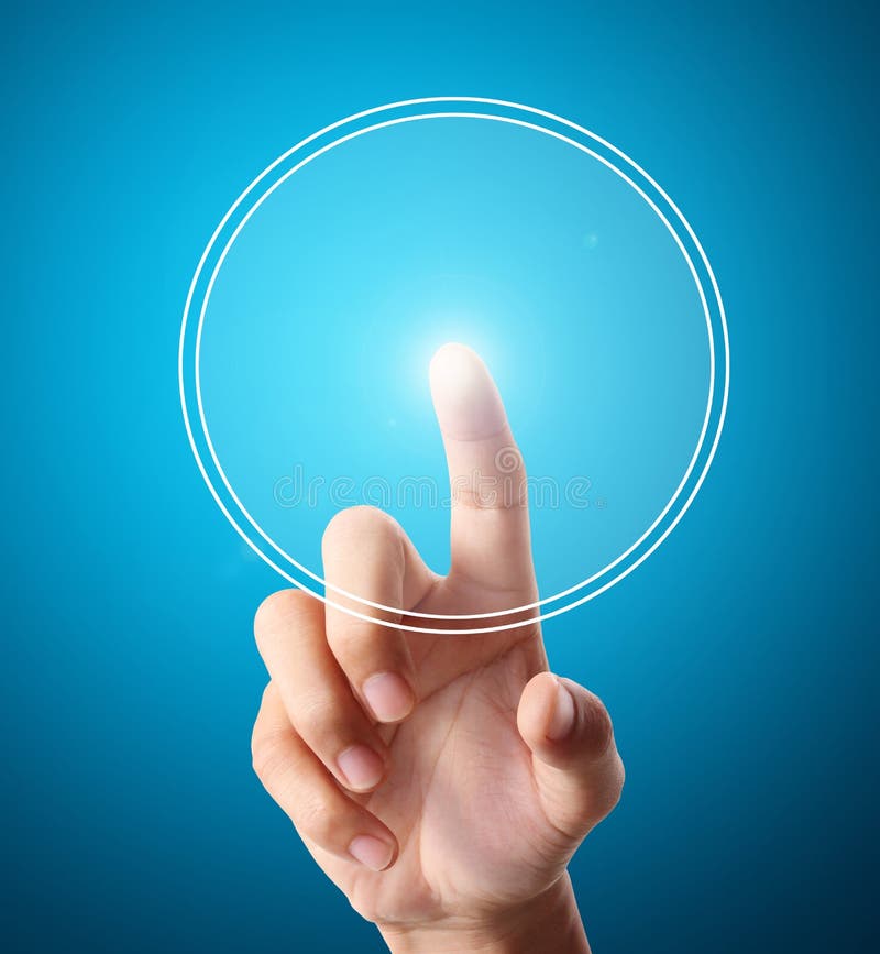 Touchscreen stock image. Image of media, circles, concept - 15078073