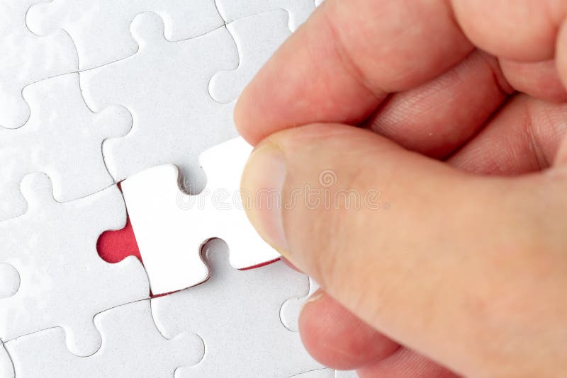 Hand Put the Last Piece of Jigsaw Puzzle To Complete the Mission Stock ... Hand Put the Last Piece of Jigsaw Puzzle To Complete the Mission Stock ...