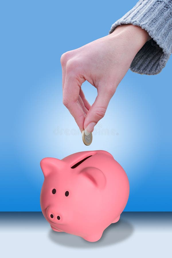 Human Hand Holding Euro Coin Isolated on White Stock Image - Image of ...