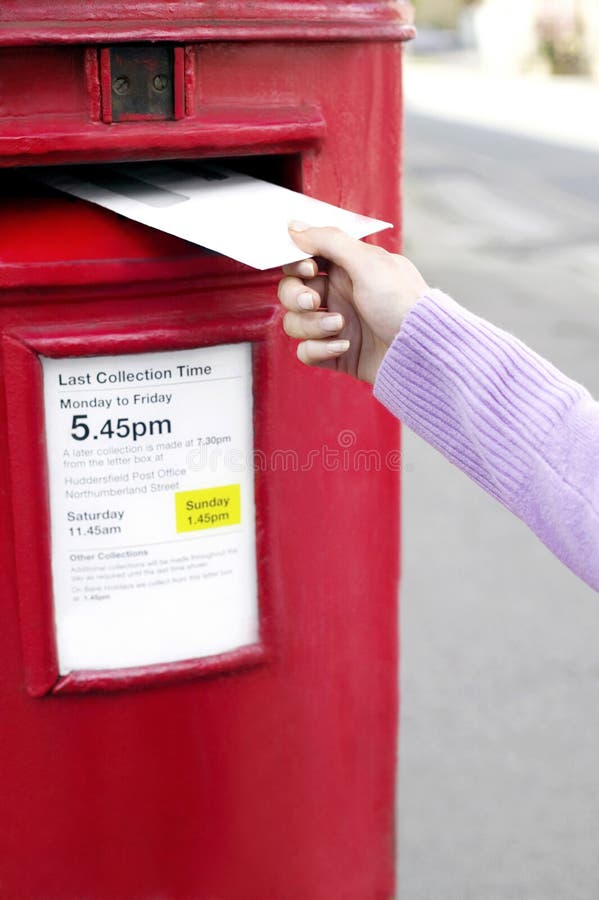 Woman Putting Letter Mailbox Photos - Free & Royalty-Free Stock Photos ...