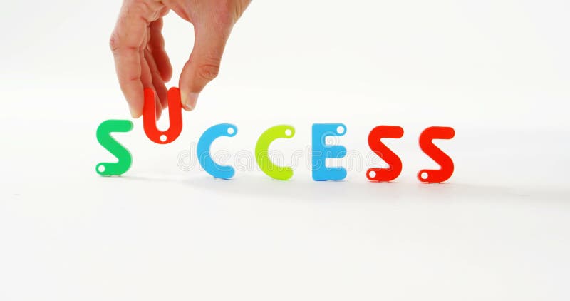 Alphabet Success Background Stock Illustration - Illustration of ...