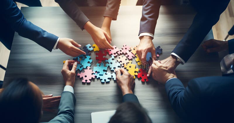 Hand Puzzles, Business Teamwork, Solving Jigsaw Puzzle, Business ...