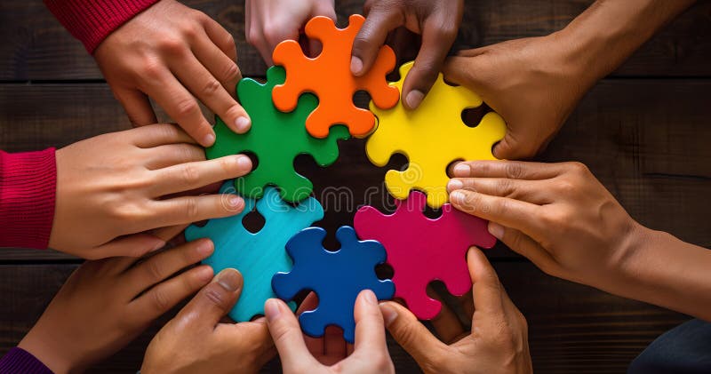 Hand Puzzles, Business Teamwork, Solving Jigsaw Puzzle, Business ...