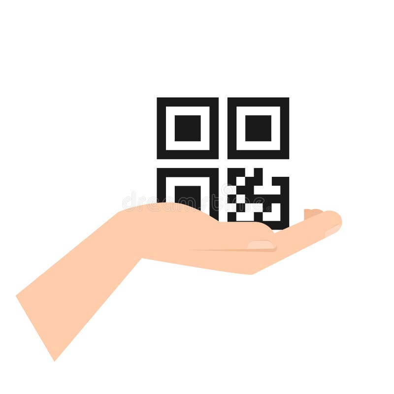 Scan me sign icon stock vector. Illustration of smart - 203604764