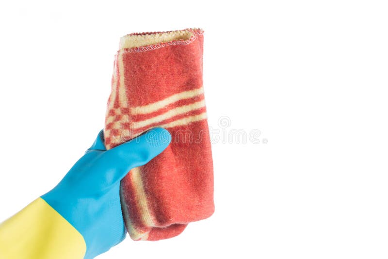 Hand with rag stock photo. Image of erase, eraser, domestic - 40349626
