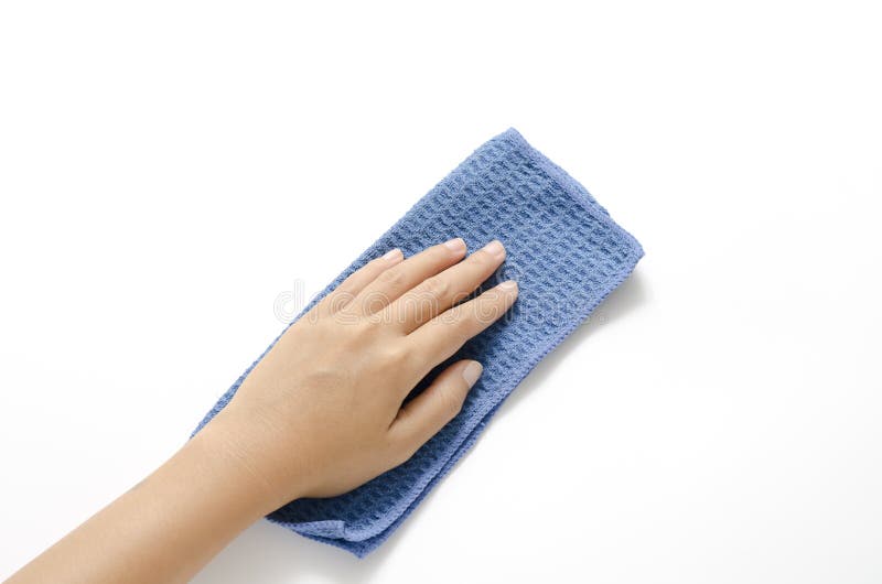 Hand with rag stock image. Image of clean, cleanse, cleaning - 45858217