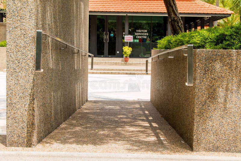 Hand on railing stock image. Image of architecture, metal - 116333543
