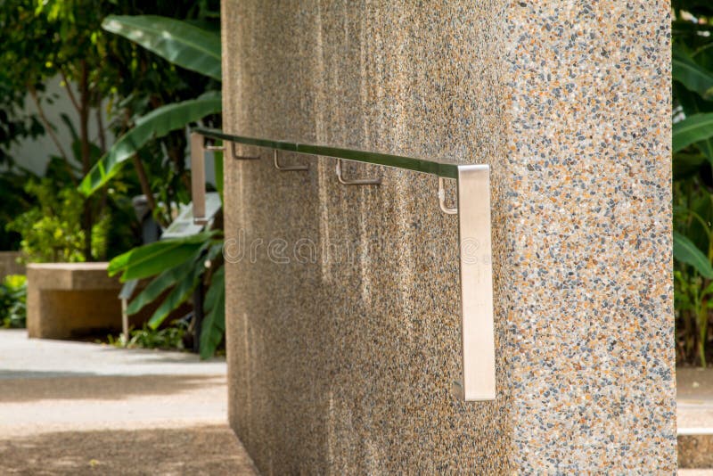 Hand on railing stock photo. Image of fence, railing - 88053660