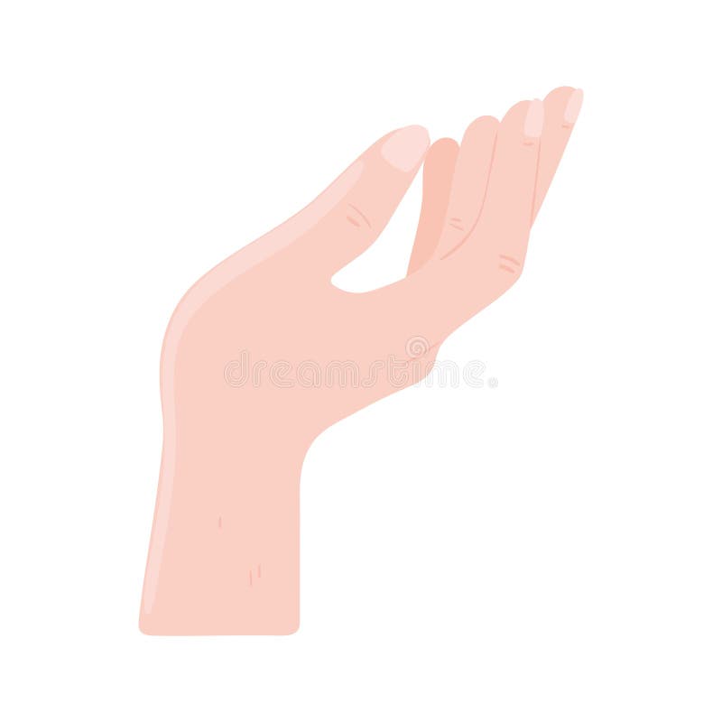 Raised, Open Hand with a Watch on it. Time for Rest or Break, Pause ...