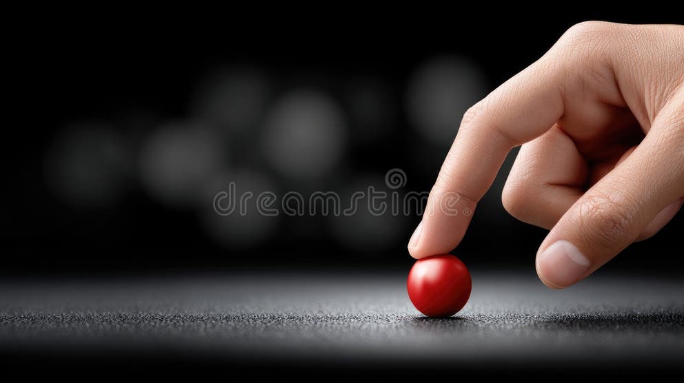 A Hand Reaches Out To Press a Bright Button on a Modern Control Panel ...