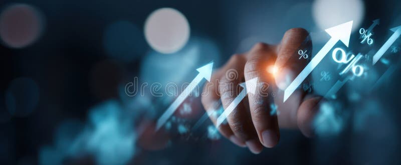 The Hand Reaching for Financial Growth and Market Success AI Generated ...