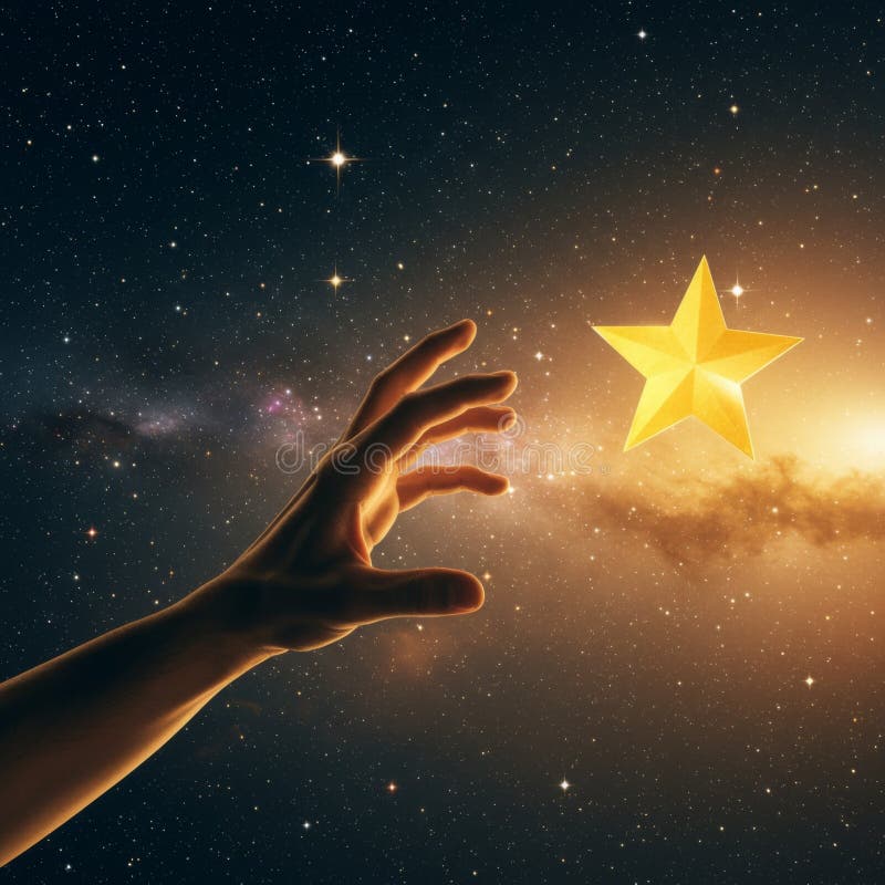 Hand Reaching Star Stock Illustrations – 711 Hand Reaching Star Stock ...
