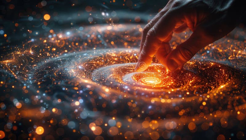 A Hand is Reaching Out into a Galaxy of Stars by AI Generated Image ...