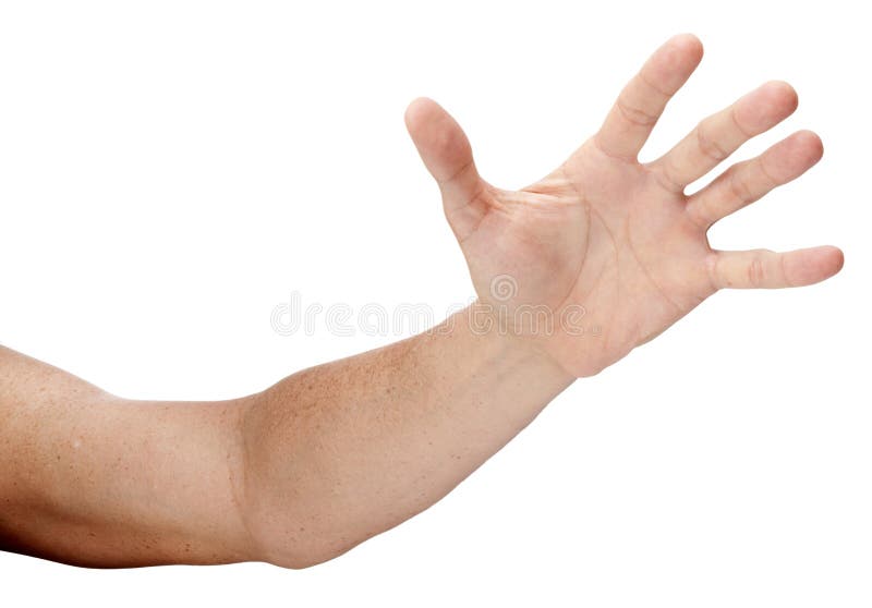 Hand Reaching Out Isolated stock photo. Image of grab - 18372580