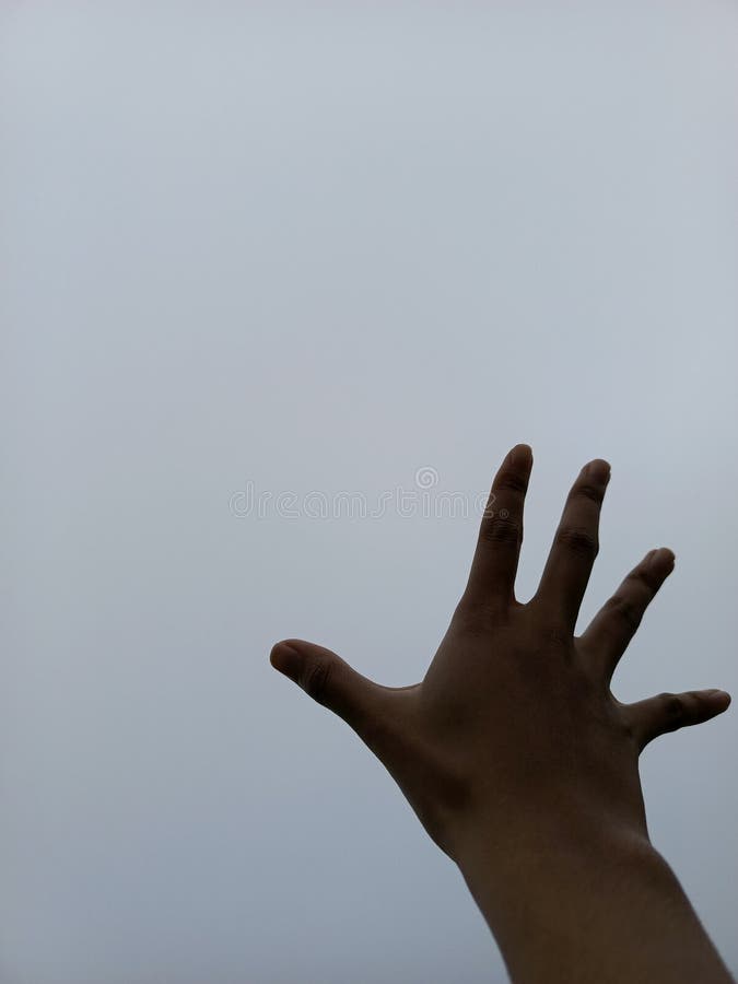 A Hand Reaching Out To the Abyss Stock Photo - Image of reaching, black ...