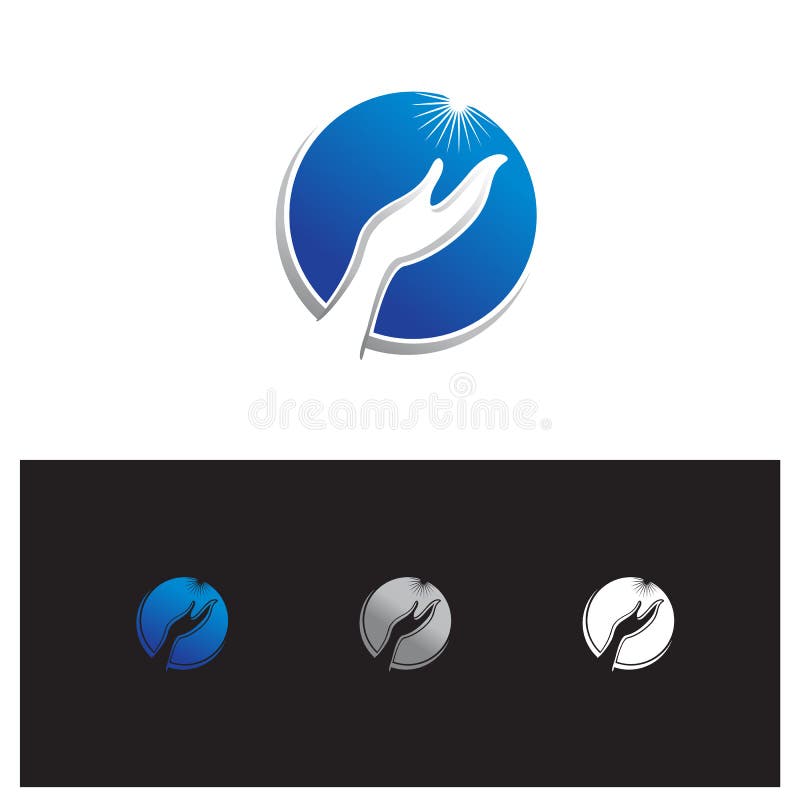 Hand Reaching Logo Stock Illustrations – 903 Hand Reaching Logo Stock ...