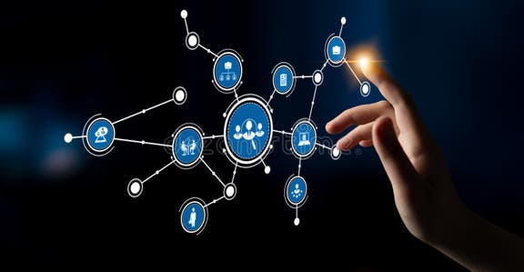 Innovative Connectivity Concept with Hand Touching Digital Interface ...