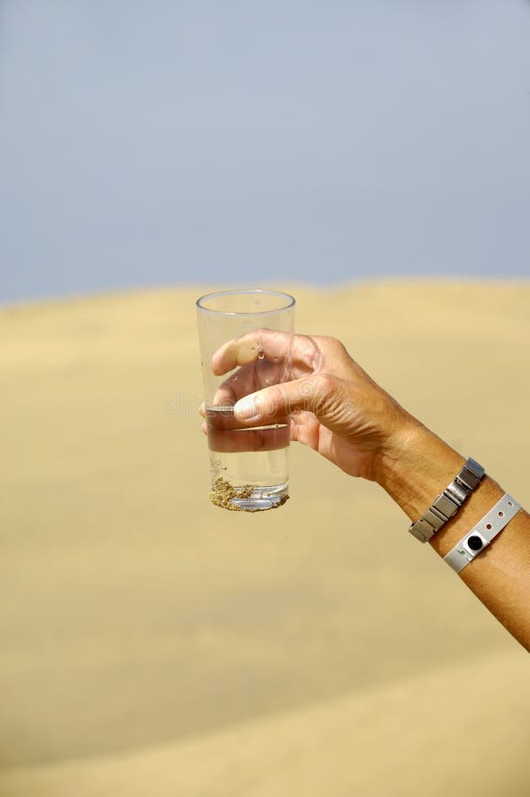 Hand reaching for water. stock image. Image of dune, fingers - 2946477