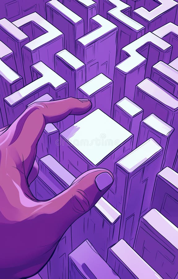 Purple Maze Stock Illustrations – 2,062 Purple Maze Stock Illustrations ...