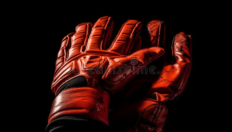 Hand in Red Glove Hand in Red Gloves Hands in Red Gloves Stock ...