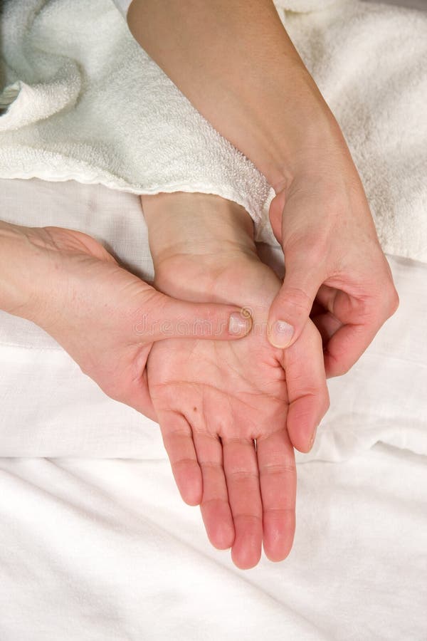 Hand reflex zone massage stock image. Image of doctor - 13518225