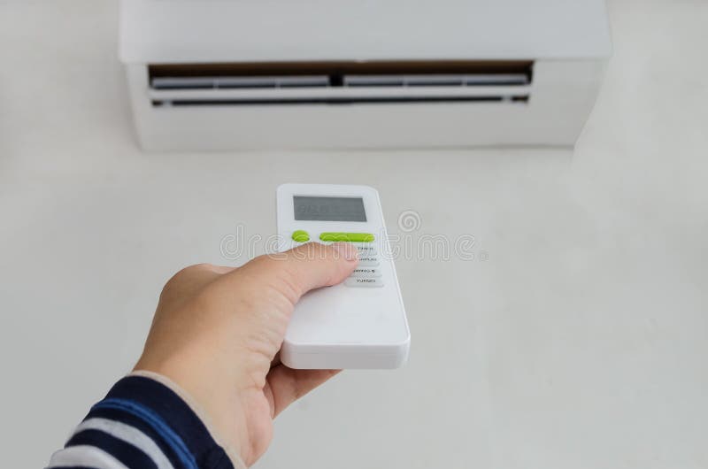 Air Conditioner Wall Controller - Image Stock Photo - Image of ...