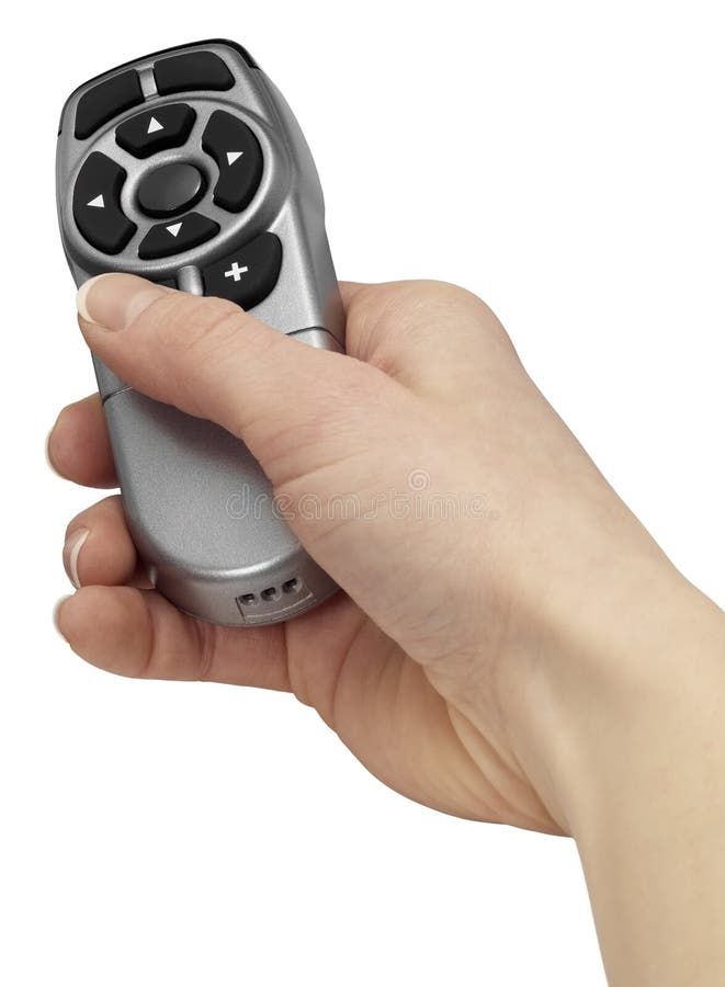 Hand and remote control stock image. Image of technology - 55560549