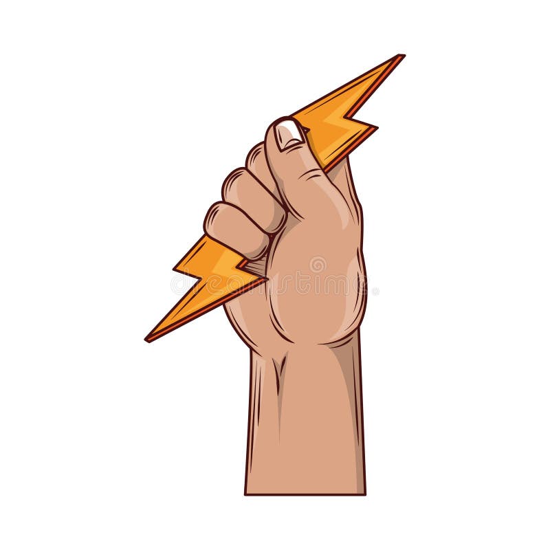 Hand revolution power stock vector. Illustration of strike - 216088924