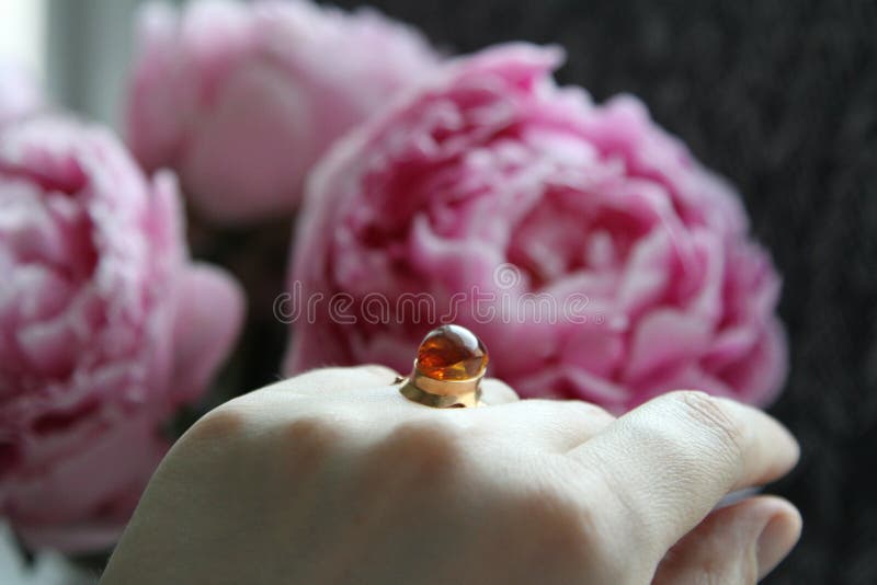 Hand with ring stock image. Image of ring, jewellery - 251774093