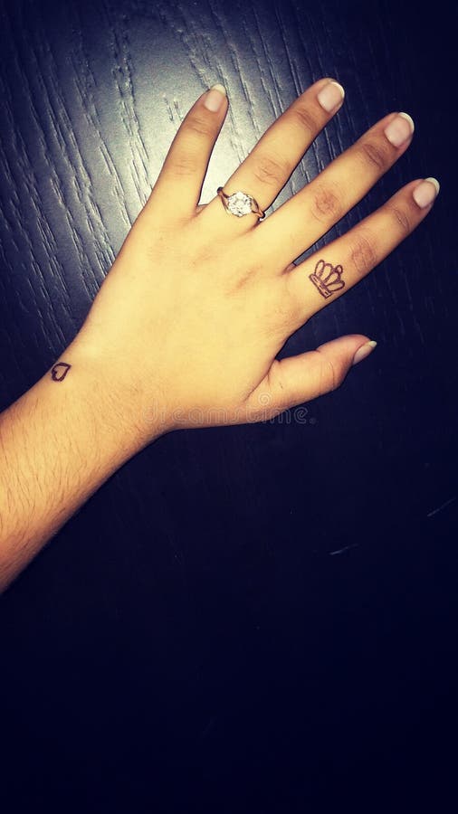 Hand stock photo. Image of handwritten, crown, drawn - 135084884