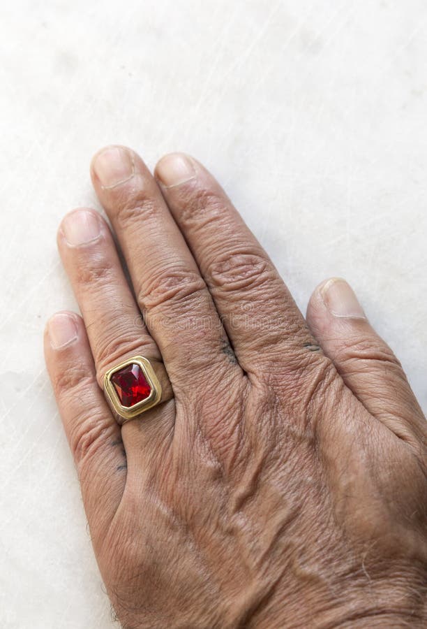 Hand with ring stock photo. Image of mans, ornament - 231231410