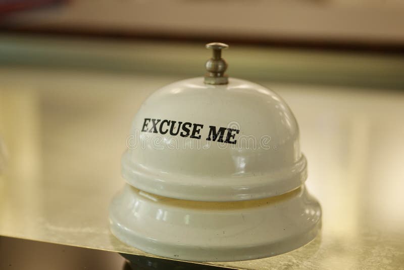 Hand Ringing in Service Bell Stock Photo - Image of bell, call: 265359534