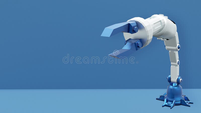 Hand Robot Ai Machine Assist Production Engineer on Isolated Background ...