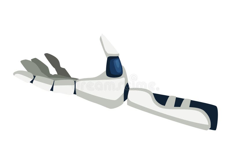 Hand robot technology stock vector. Illustration of futuristic - 259134256
