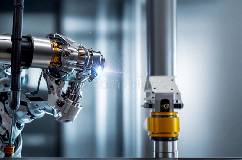 Hand Robots Iron Factory Production, Advanced Robots and High ...