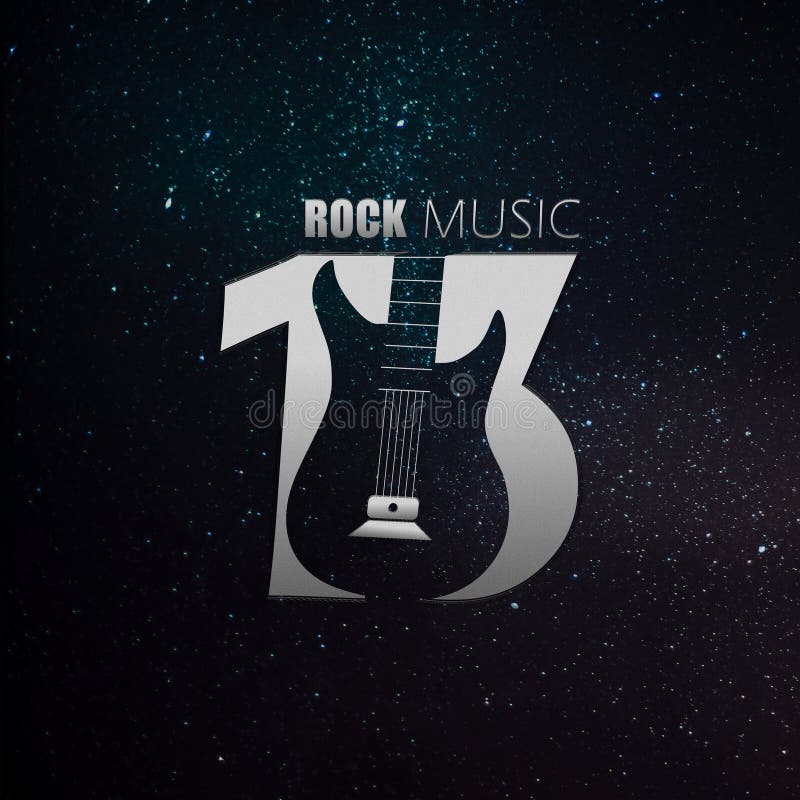 Rock Music. Hand in Rock N Roll Sign, Vector Illustration. Stock Vector ...