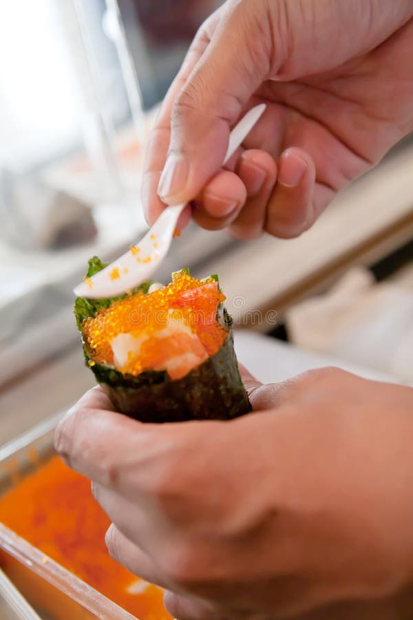 Hand roll stock photo. Image of asian, traditional, sushi - 19141678