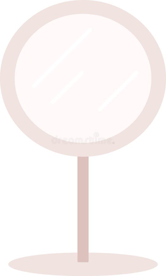 Hand Round Mirror stock vector. Illustration of white - 300540961