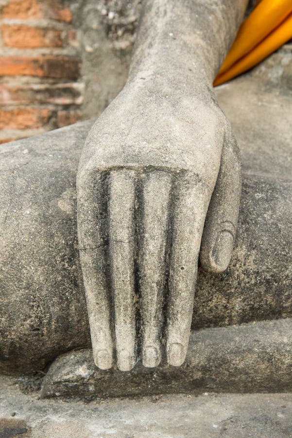 Hand of Ruin image Buddha stock image. Image of history - 26492905