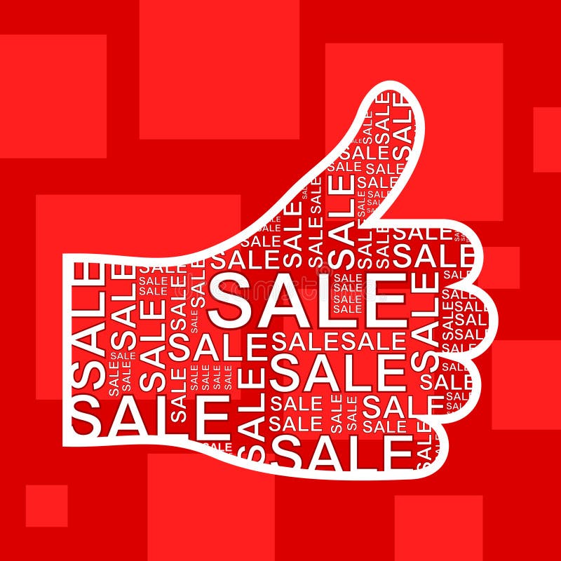 Man holding sale sign stock image. Image of cute, offer - 27207979