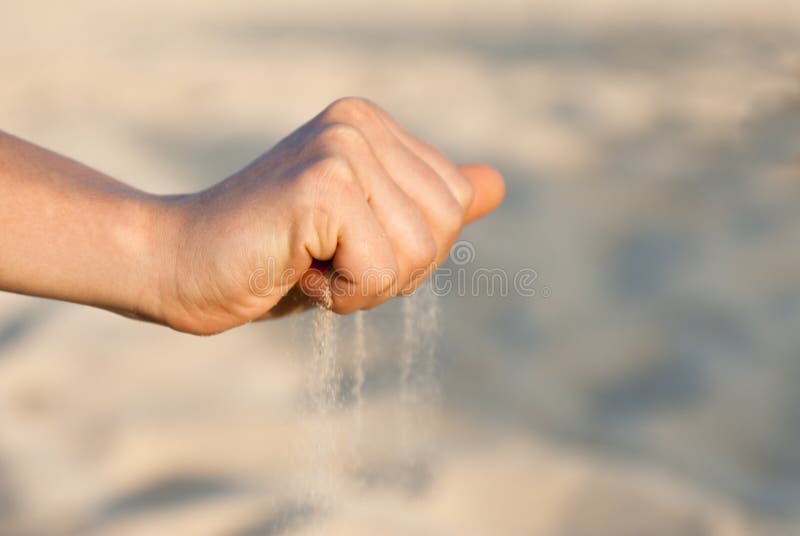 Hand with sand stock photo. Image of beach, destinations - 27173722