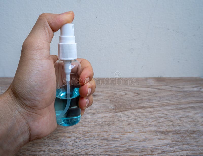 Hand Sanitiser Spray is Used To Spray Stock Image - Image of influenza ...