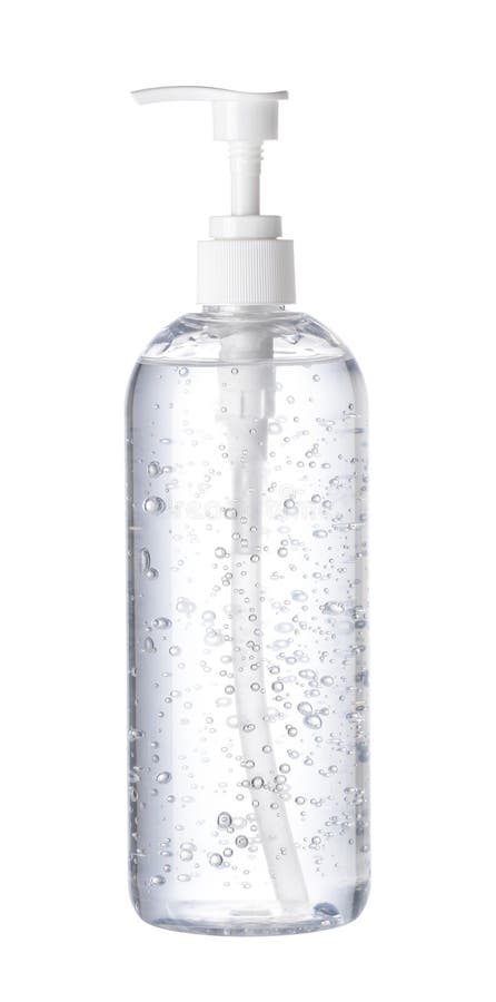 Hand Sanitizer Placed on a White Background Stock Photo - Image of ...